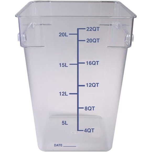 Clear Square Containers