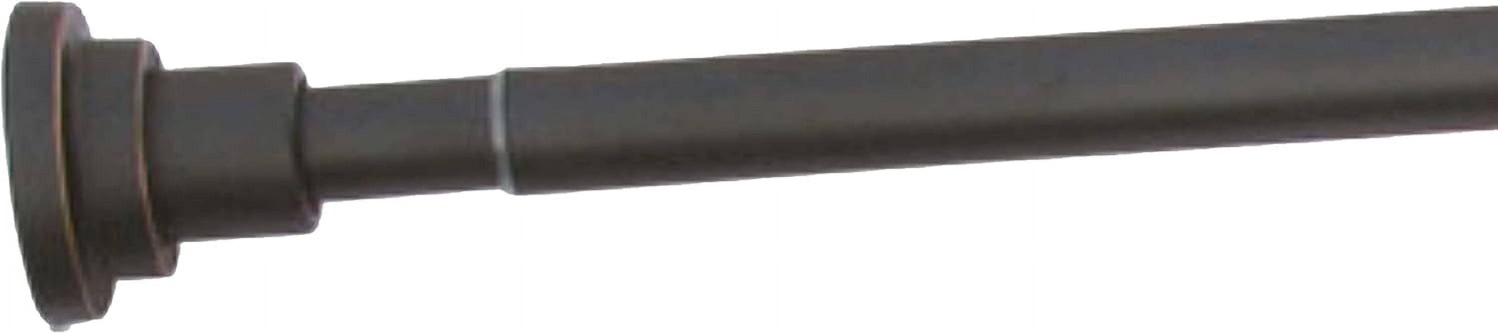 560920 Classic Adjustable 42 to 72-inch Shower Rod for Bathroom in Oil ...