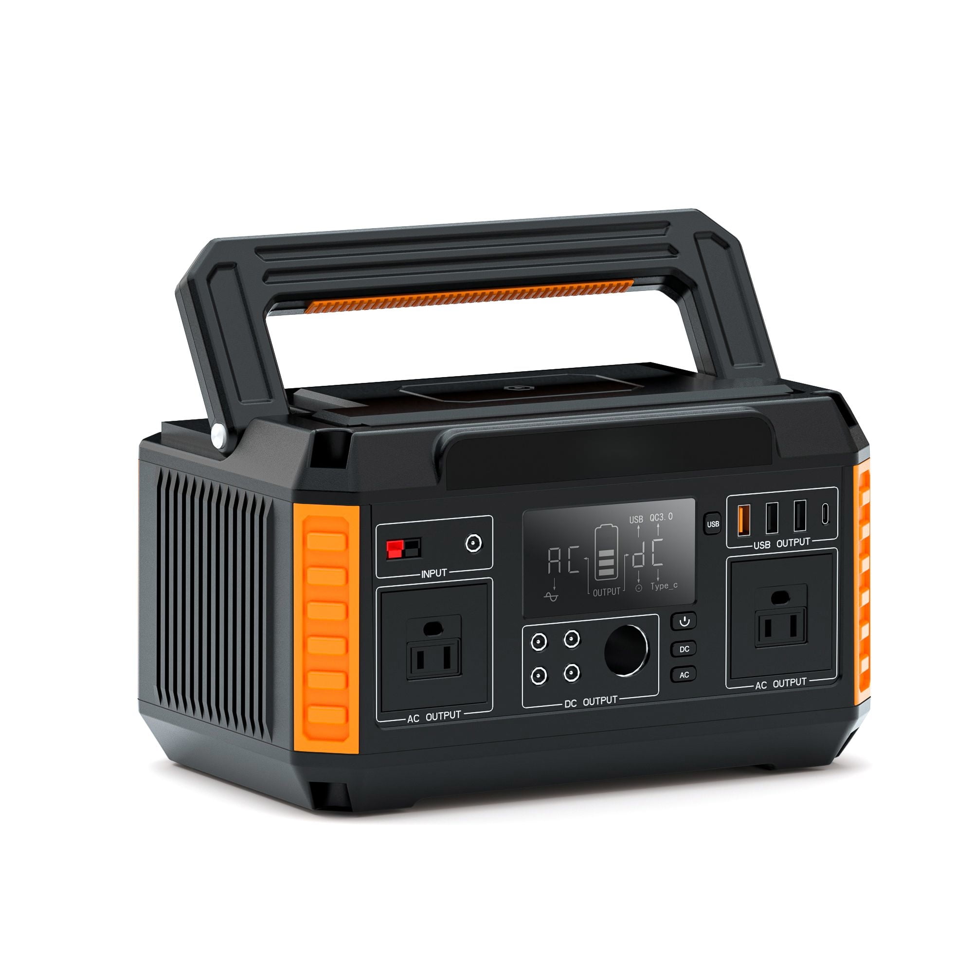 560W 520Wh portable power station - 2AC socket/4USB port/5DC output for ...