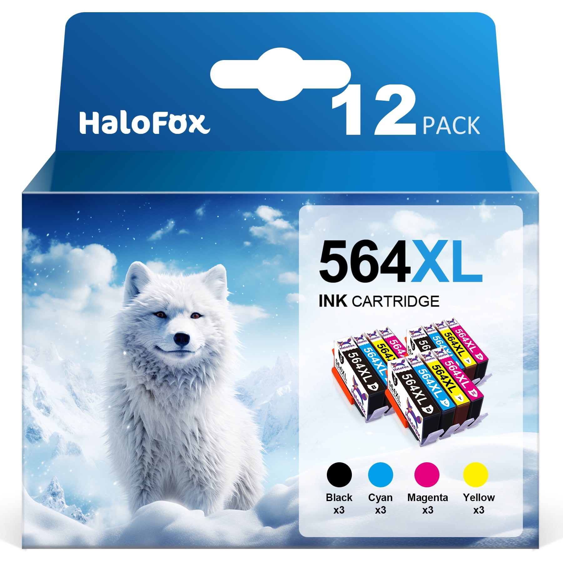 564 Ink for HP 564xl Printer Ink Cartridge for Printers DeskJet 3500 ...