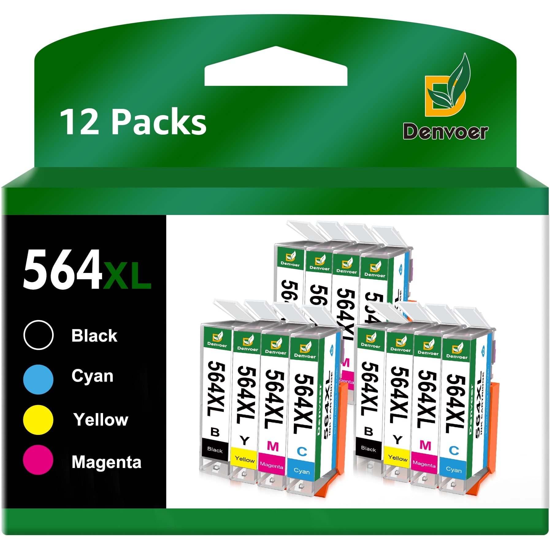 564XL Ink Cartridges Replacement for 564 XL Combo Pack - Fits ...