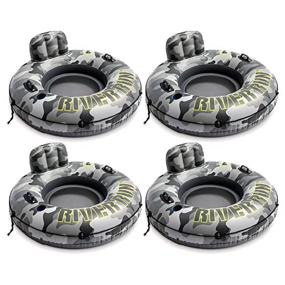 56835EP River Run I Camo Inflatable Floating Towable Water Tube Raft ...