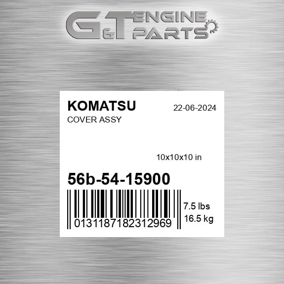56B-54-15900 COVER ASSY fits KOMATSU (New OEM) - Walmart.com