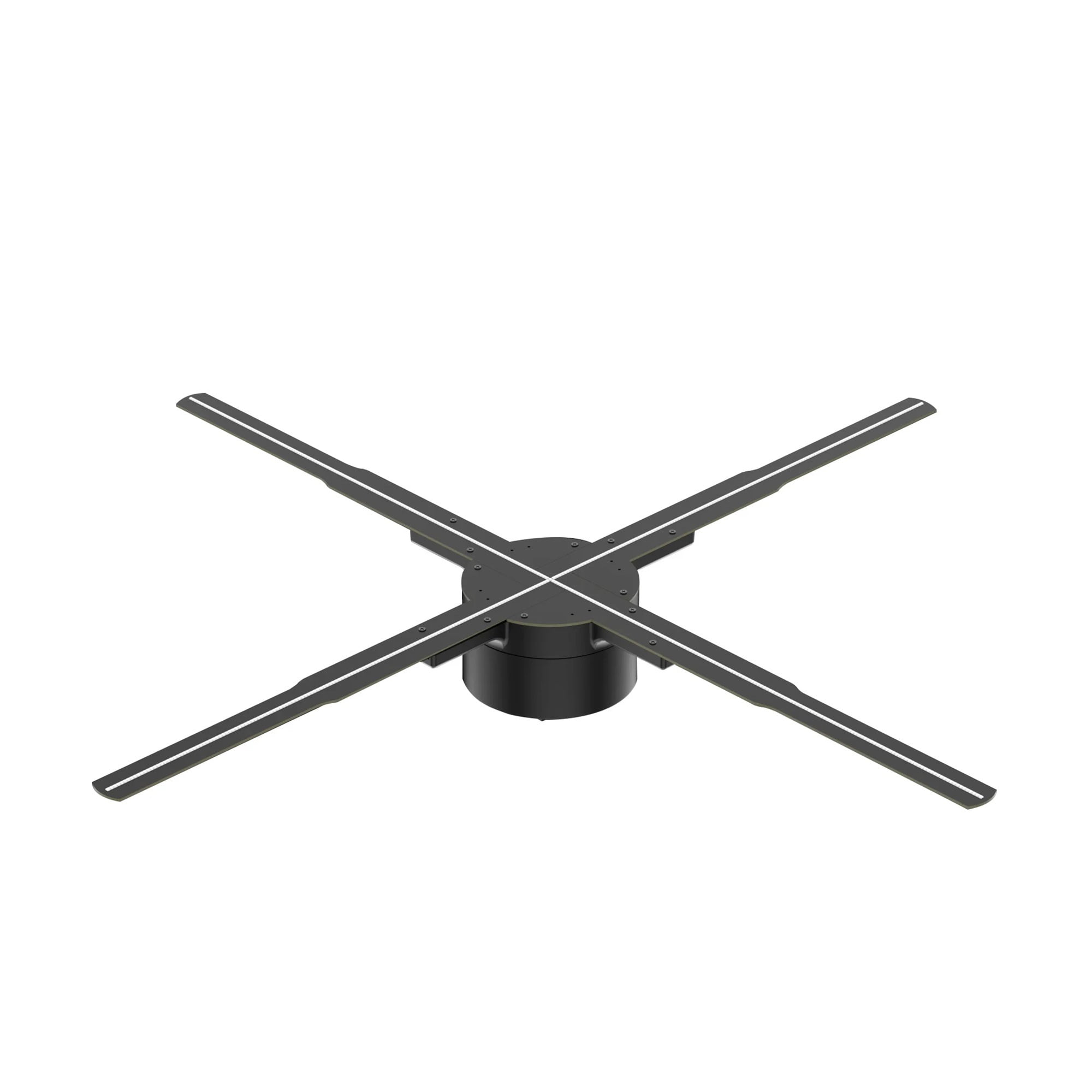 56CM 3D Fan Hologram Projector Display Advertising Logo Light Led Sign ...