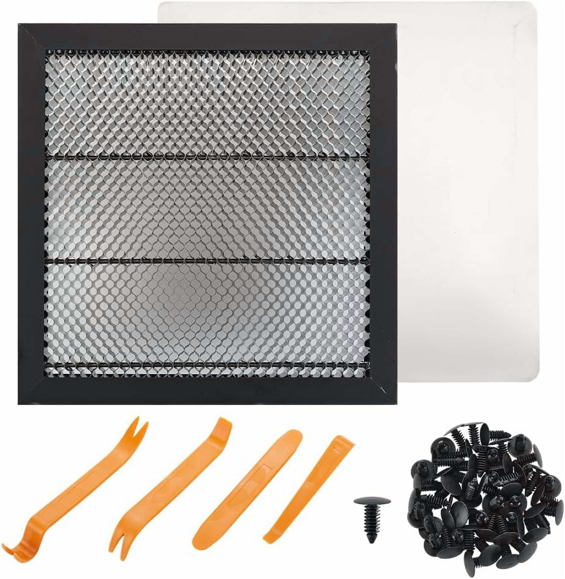 56Pcs/1 Set 11.7x11.8 Inch Honeycomb Laser Bed Kit Honeycomb Working ...