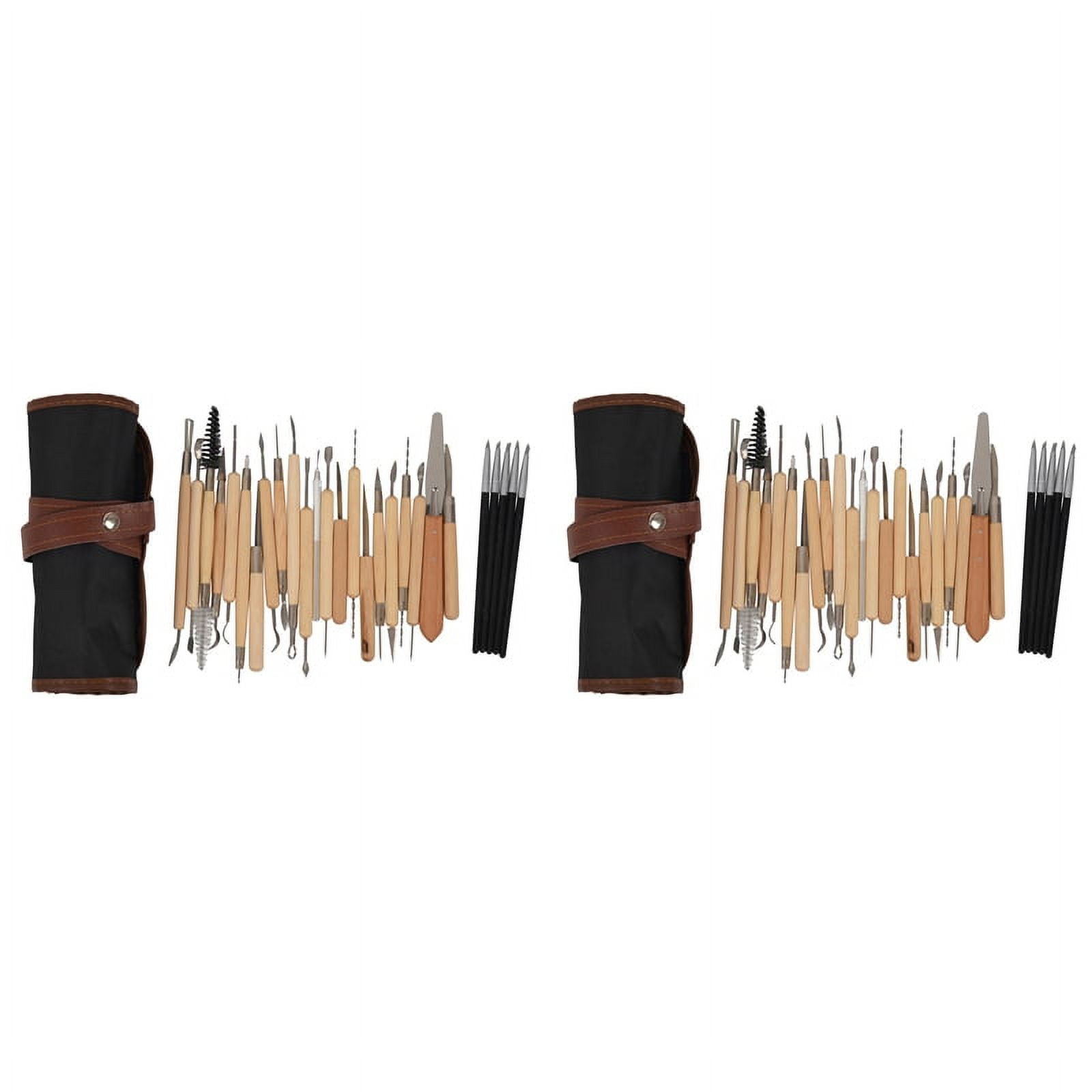 56Pcs Arts Crafts Clay Sculpting Tools Set Modeling Carving Tool Kit ...