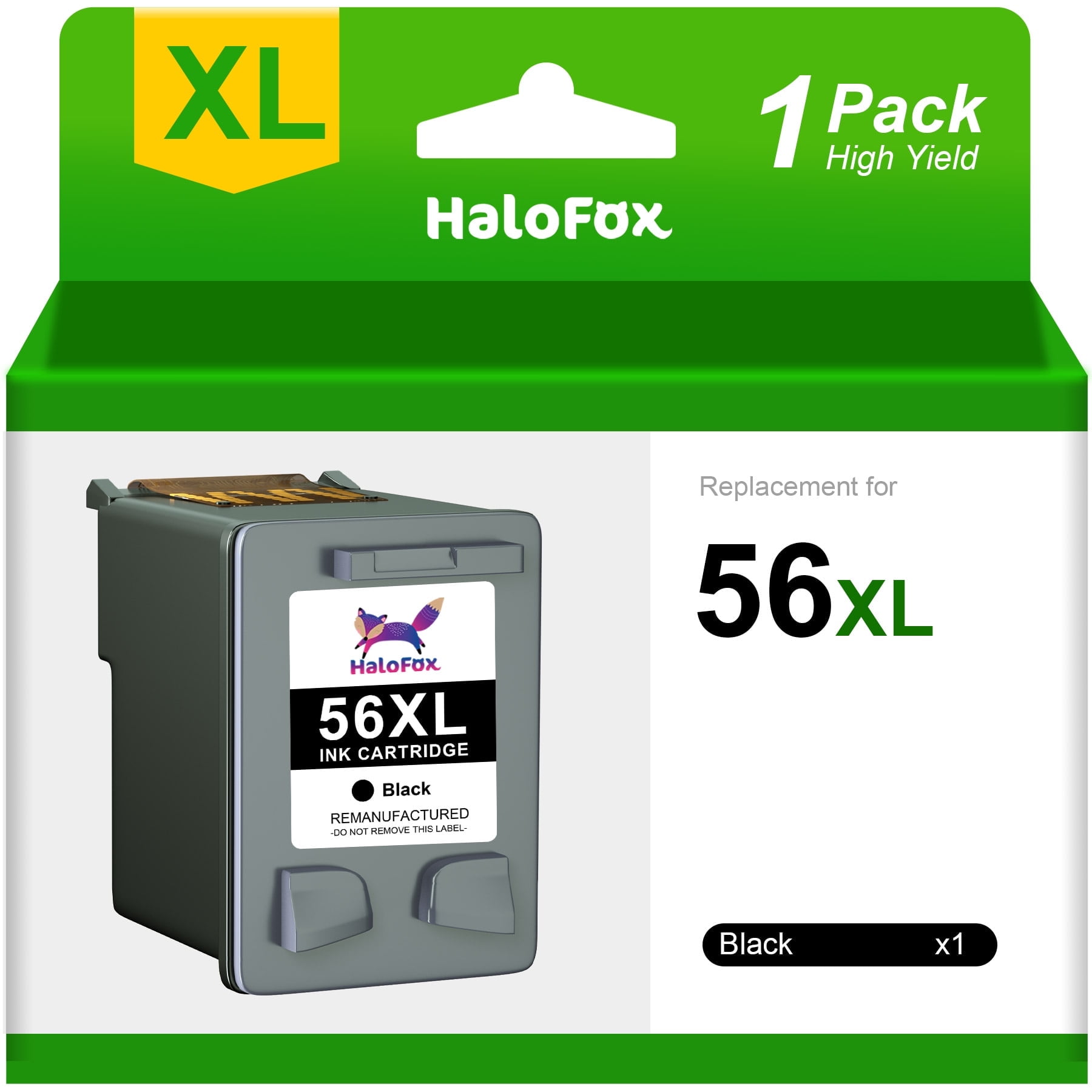 56XL 56 XL Ink Cartridge Compatible for HP 56 Ink Black for Printers ...