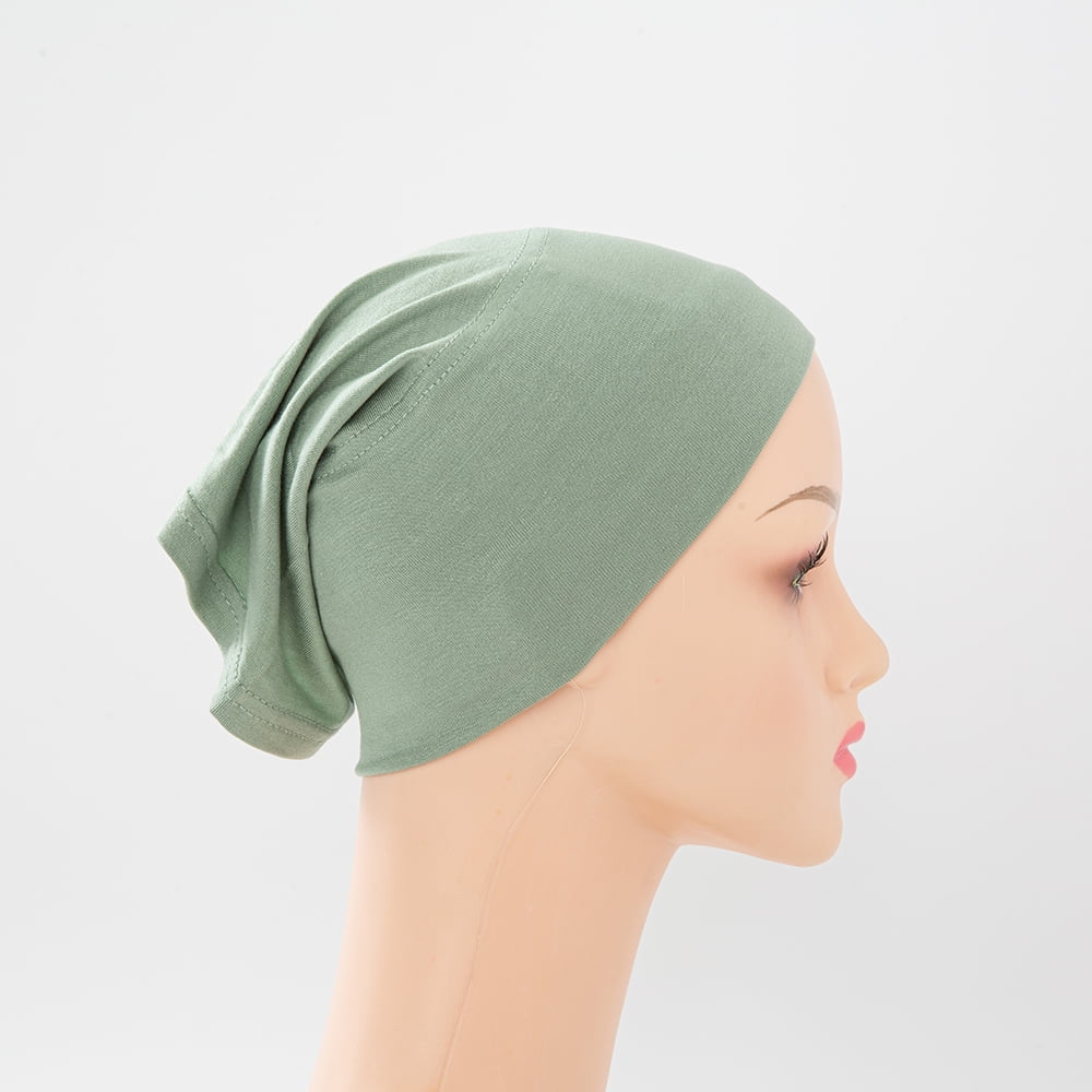 56colors Fashion Women Inner Hijab Tube Muslim Cap Bonnet Plain Islamic ...