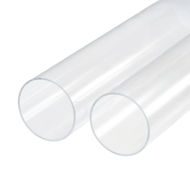 56mm ID 60mm OD 305mm Clear Acrylic Pipe Rigid Round Tube for Lighting ...