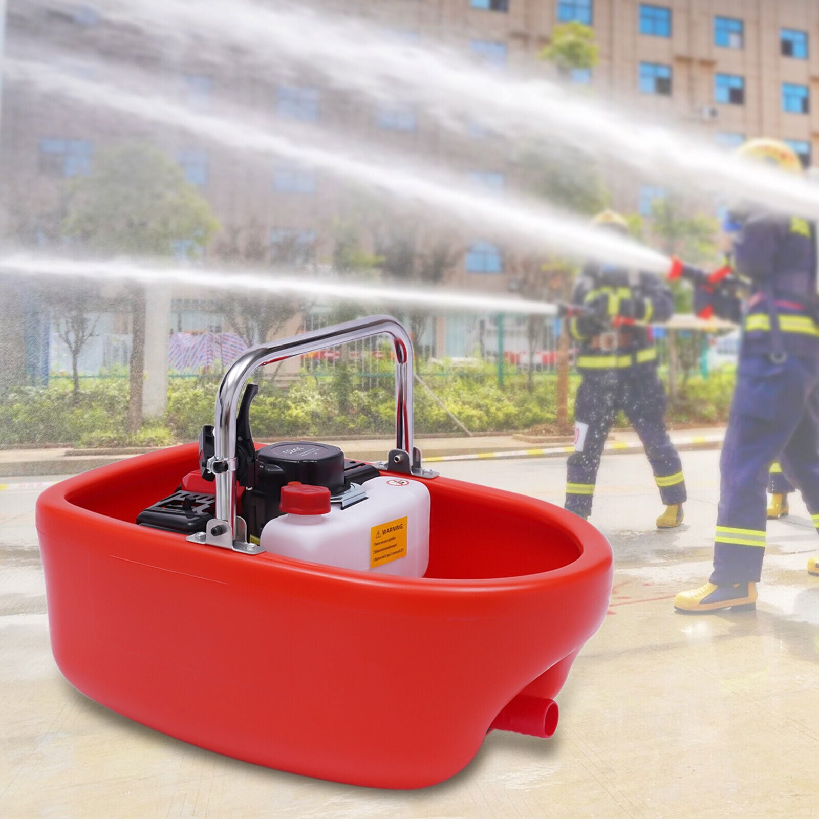 57*33*23.5cm 1.7kw Red Gas Powered Water Pump 1.5 inch Semi-trash 2 ...