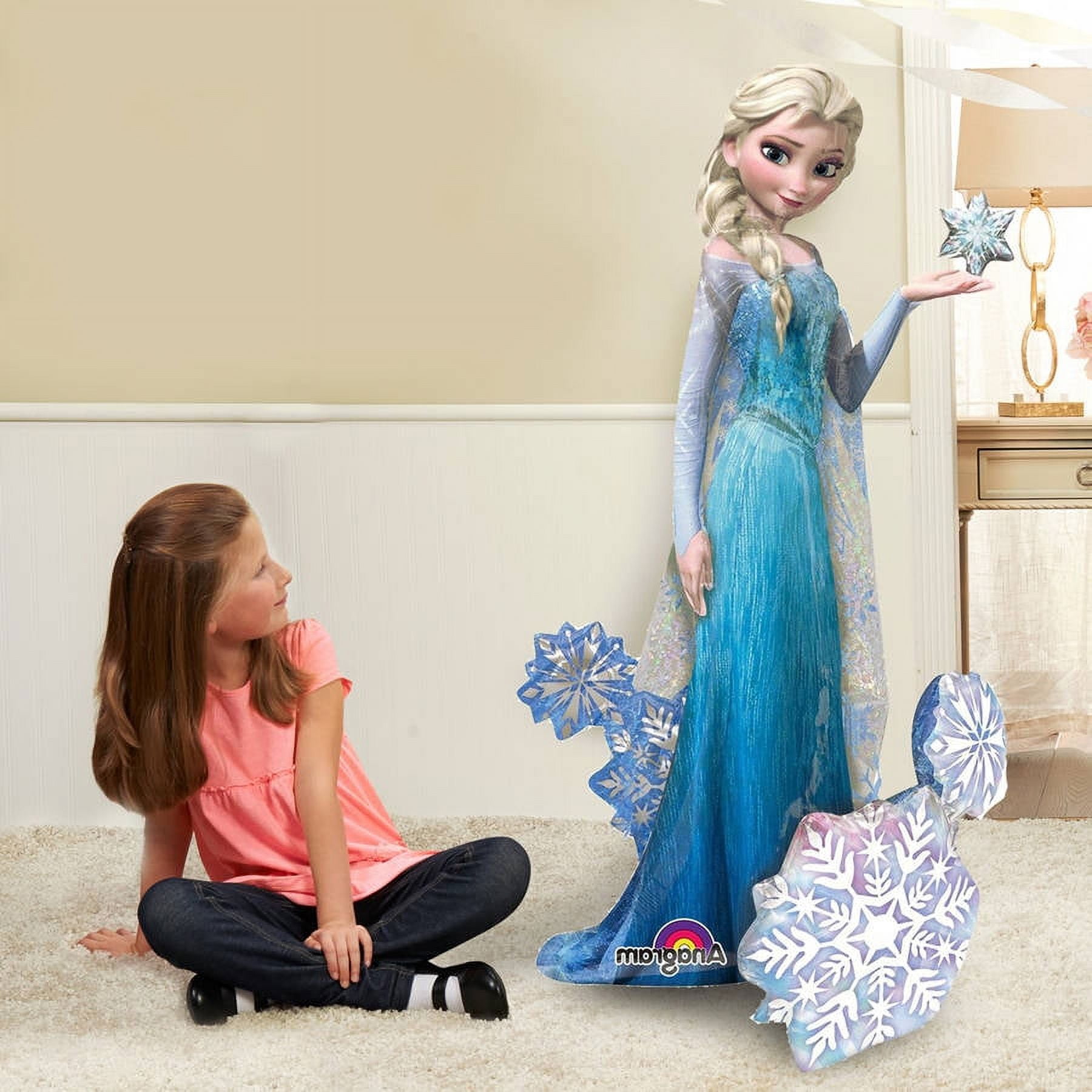 57" Disney Frozen Elsa Airwalker Balloon - Walmart.com