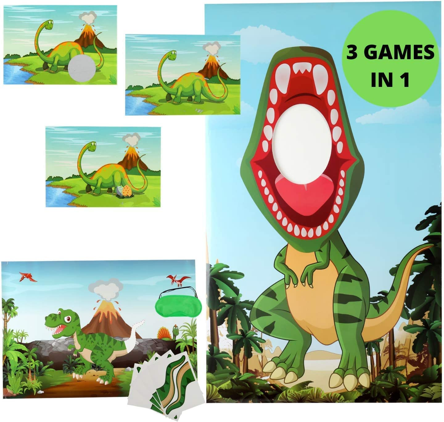 PAFU Dinosaur Birthday Decorations Dinosaur Party Decorations Kit ...