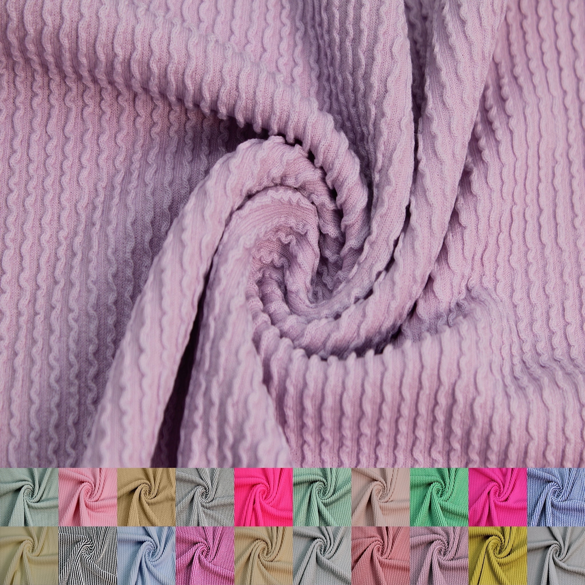 57" Wide Poly Rayon Spandex Rib Knit Fabric by the Yard - 240 GSM ...
