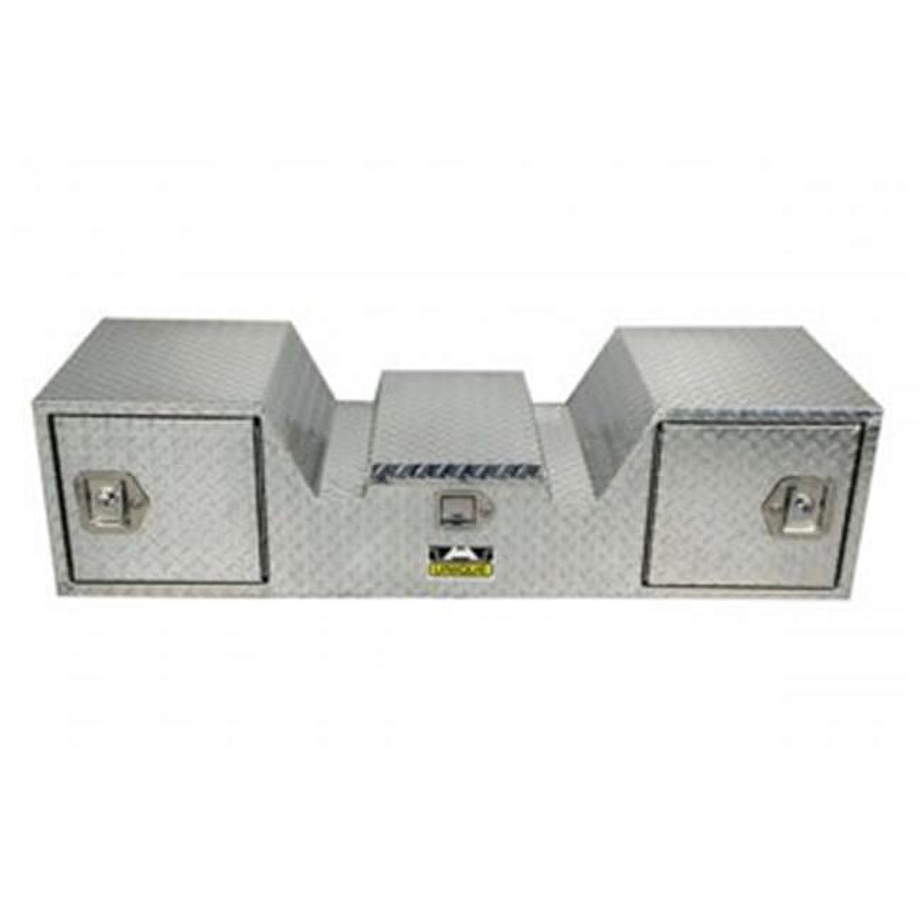 57 in. V Shape 5th Wheel RV Tool Box with 1 Lid & 2 Rear Facing Doors ...