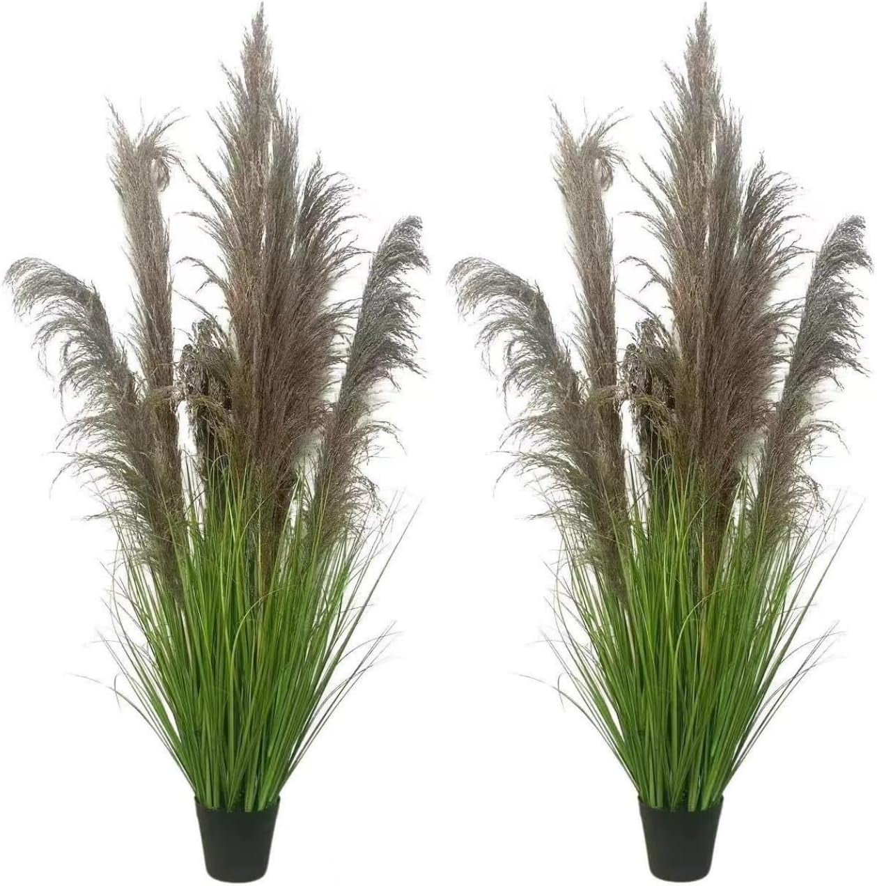 57-inch Artificial Tall Grass Plants, Fake Grass, Indoor Fake Plants ...