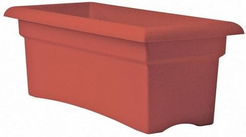 57026C 26 in. Red Veranda Planter - Walmart.com