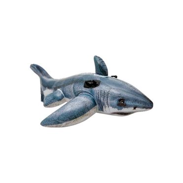 BIGMOUTH INC. Vinyl Inflatable Giant XL Shark Pool Float, Patch Kit ...