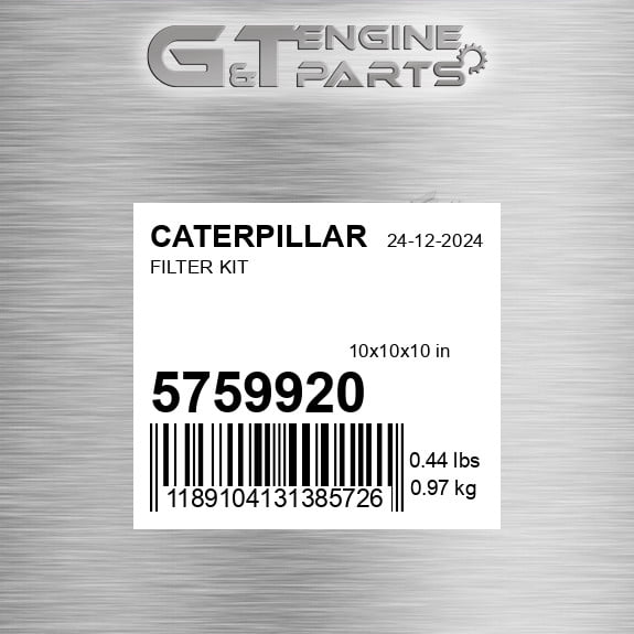 5759920 FILTER KIT fits CATERPILLAR (NEW AFTERMARKET) - Walmart.com