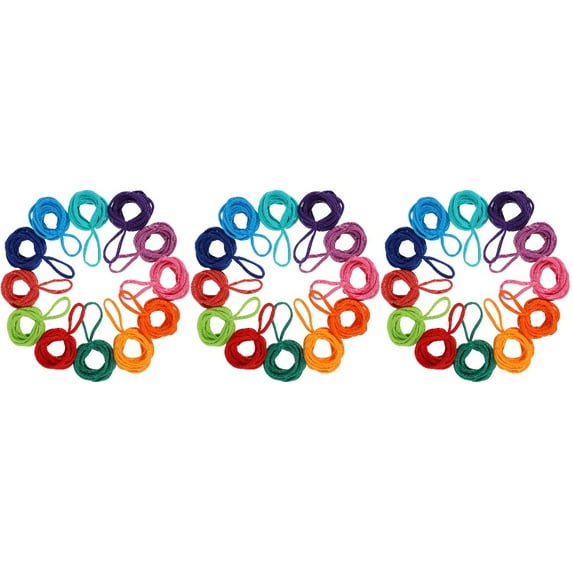 576Pcs Weaving Loom Refill Loops 12 Color Loom Loops Potholder Rainbow ...