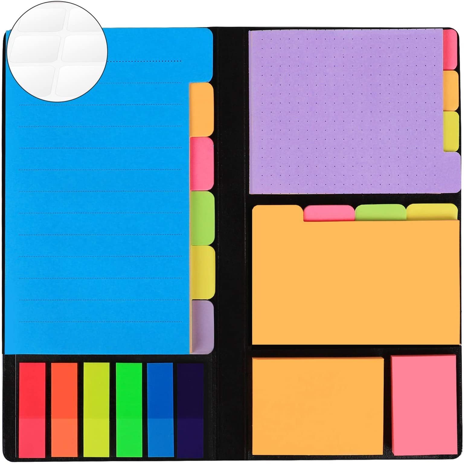 578-in-1 Divider Sticky Notes Set, Super Sticky Page Markers Prioritize ...