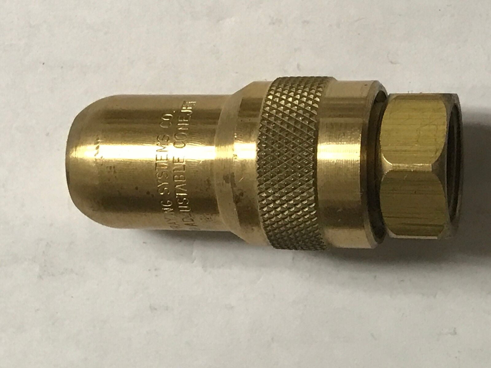 5780-AX45 Teejet Brass ConeJet Adjustable Spray Tip - Walmart.com 5780-AX45 Teejet Brass ConeJet Adjustable Spray Tip - Walmart.com
