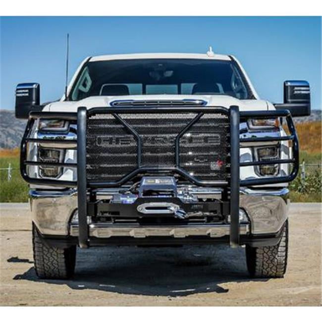 5793995 Black HDX Winch Mount Grille Guard for 2020 Chevrolet Silverado ...