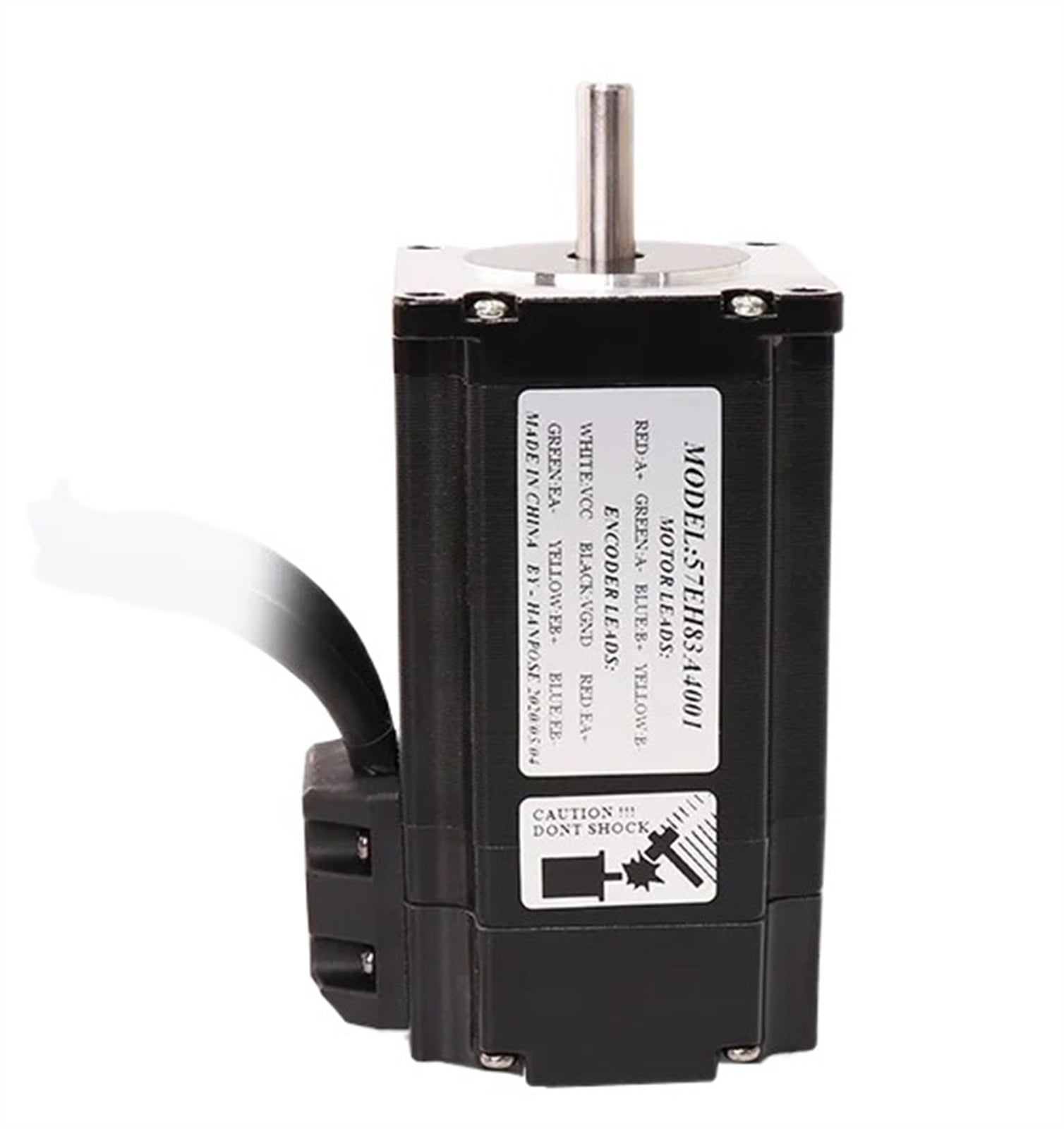57EH83A4001 Hybrid Step-servo Motor 57X83mm Nema23 Closed Loop 4A 2.6N.M 57CME26 Servo Motor ...