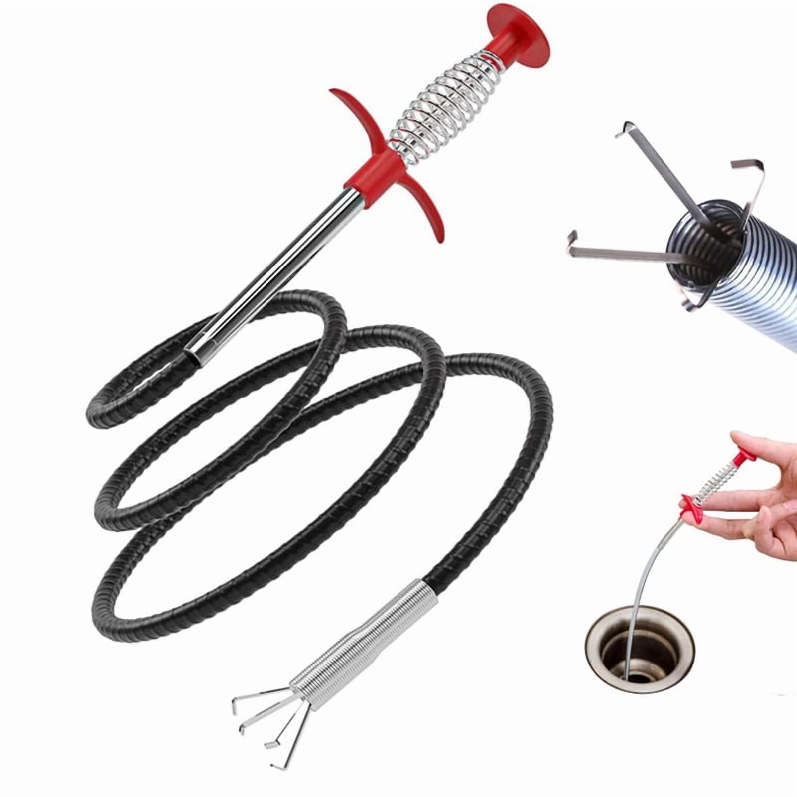 57cm Spring Pipe Dredging Tools, Drain Snake, Drain Cleaner Sticks Clog ...