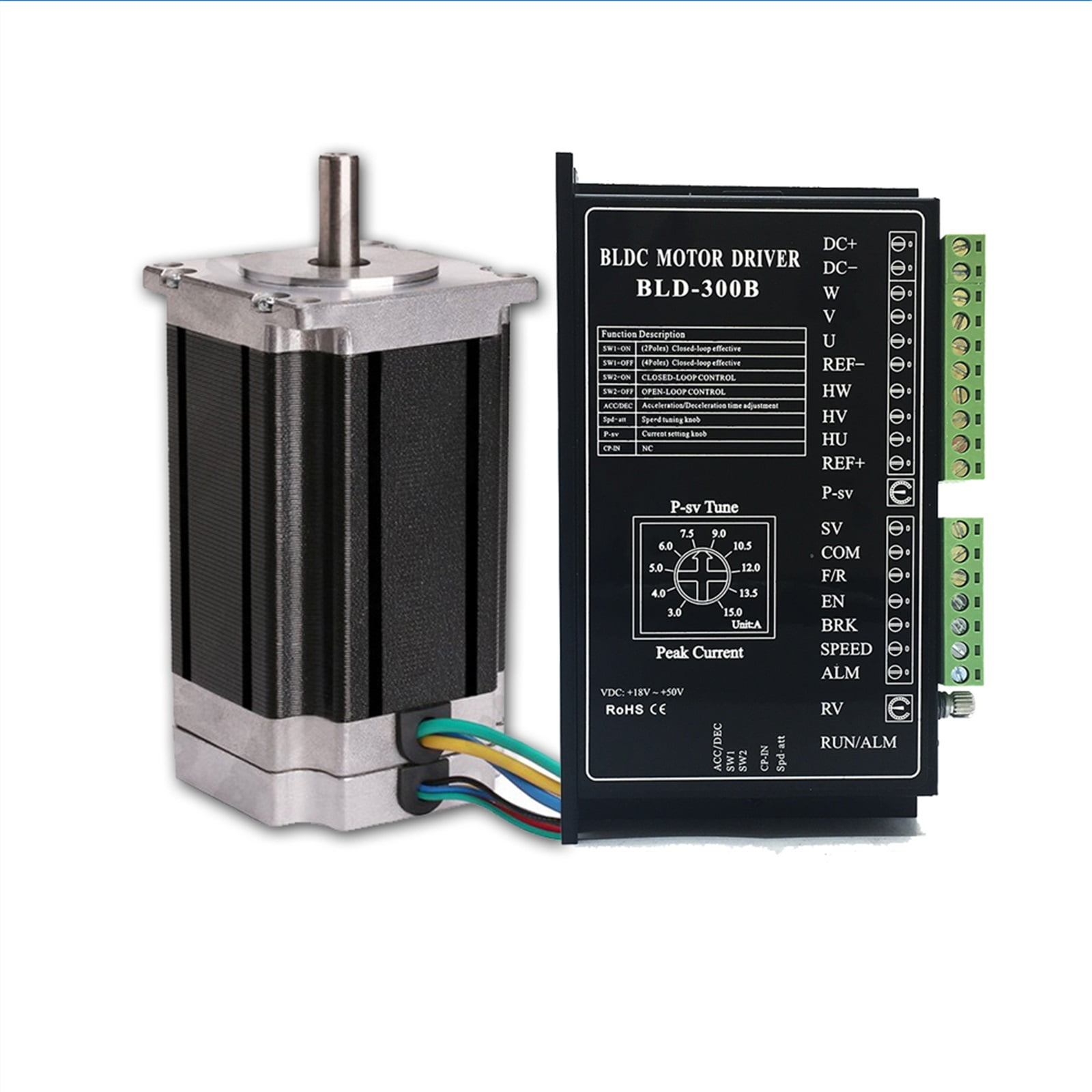 57mm Nema23 Reducer+24VDC 3 Phase Brushless Dc Motor Driver Kits ...
