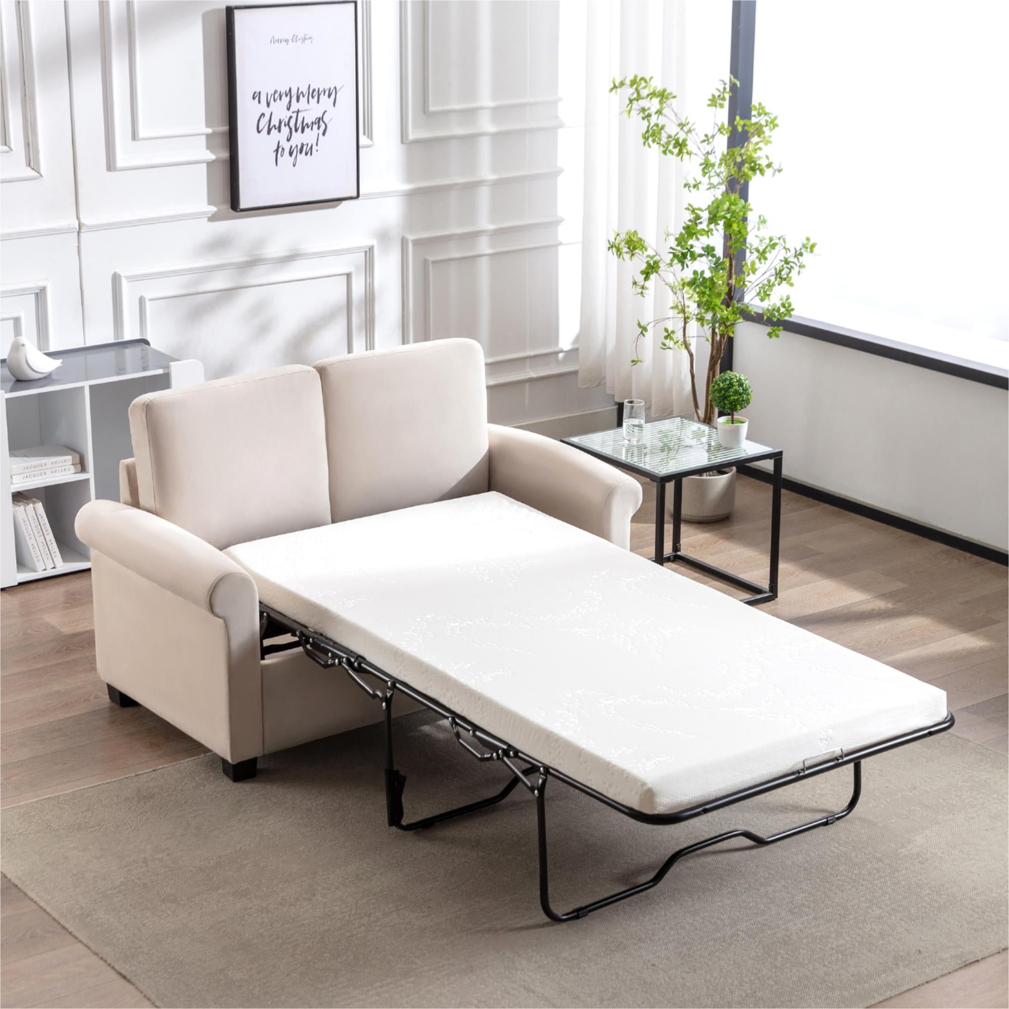 58.3" Pull Out Sofa Bed,Sleeper Sofa Bed,2-in-1 Pull Out Couch Bed ...