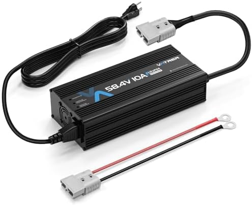 58.4V 10A LiFePO4 Charger AC-DC Lithium Battery Charger Multiple ...