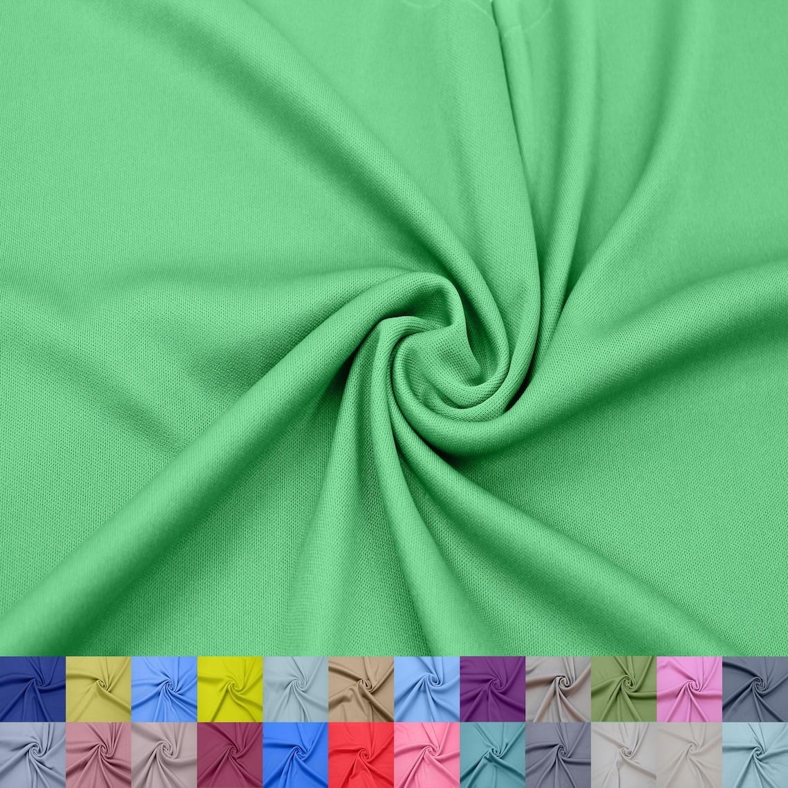 58/60" Wide Interlock Lining Fabric – Soft Polyester with Drape for ...
