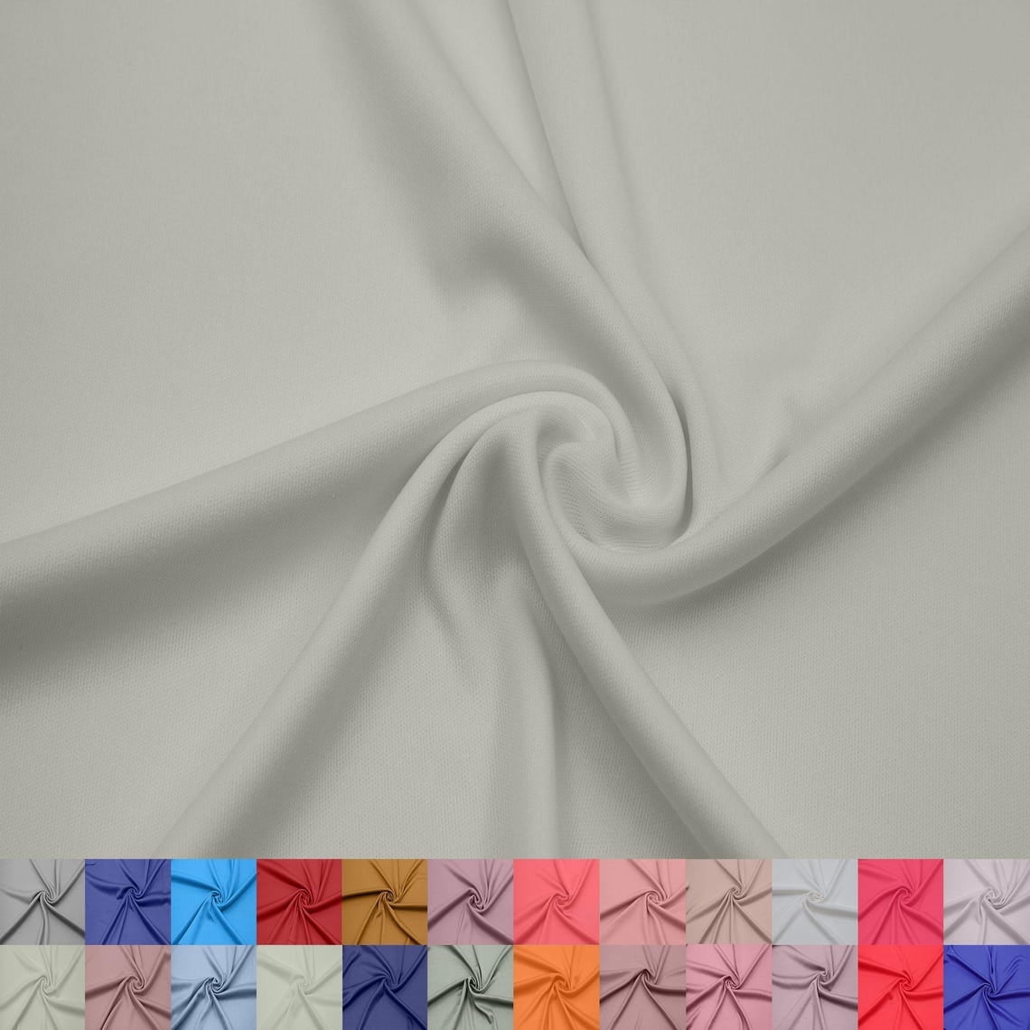 58/60" Wide Interlock Lining Fabric – Soft Polyester with Drape for ...