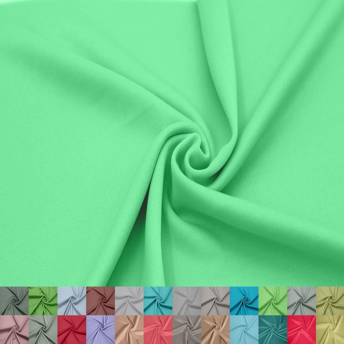 58/60" Wide Interlock Lining Fabric – Soft Polyester with Drape for ...