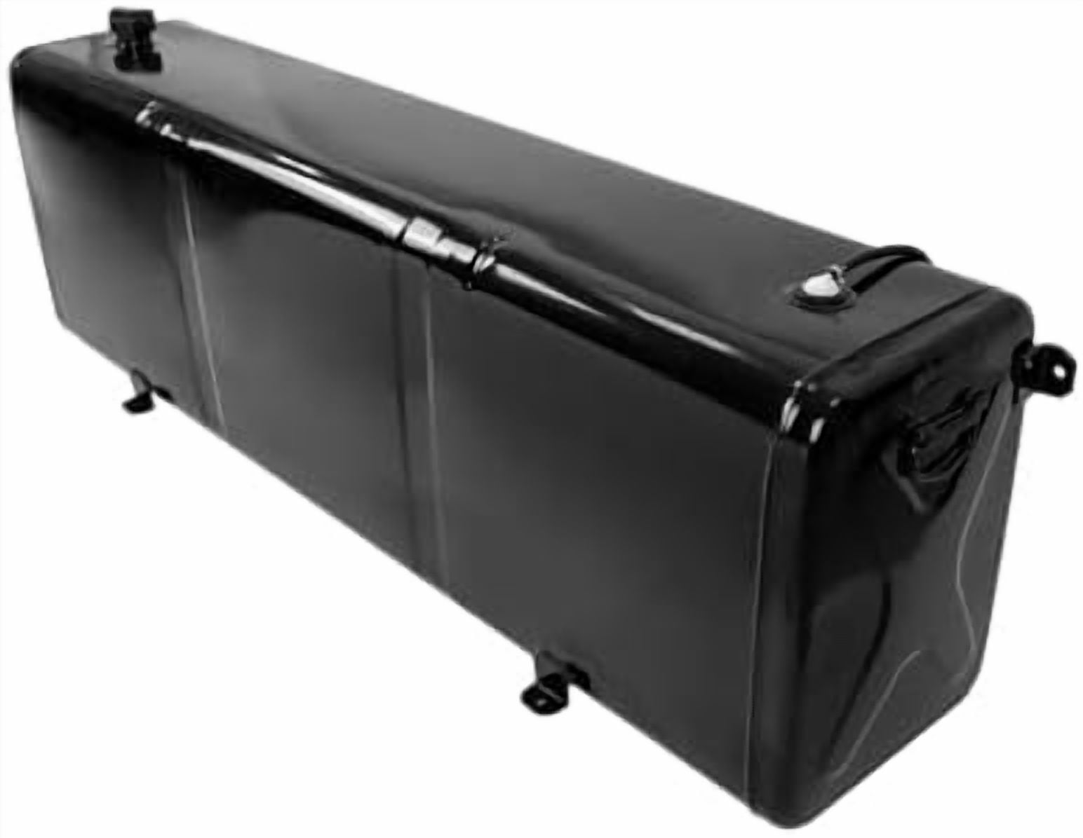 58 Gallon Iron Fuel Cell Tank Rectangular Transfer Fuel Tank Auxiliary ...