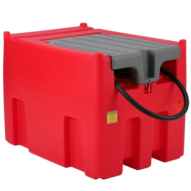 58 Gallon Portable Diesel Tank, Fuel Tank with 12V Electric Fuel ...