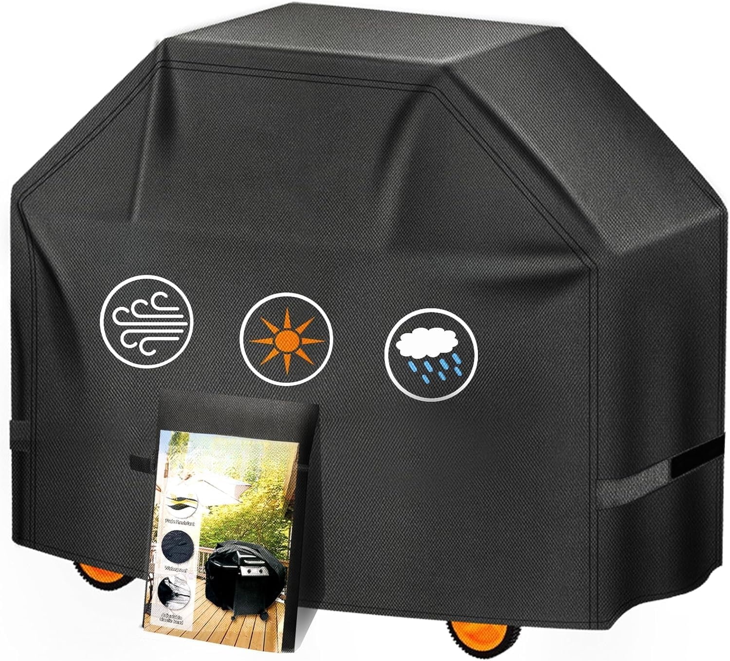 58 Inch BBQ Gas Grill Cover for Outdoor Grill, Waterproof Anti-UV ...