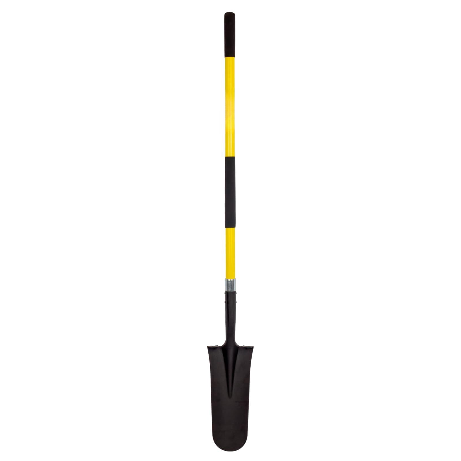 58 Inch Heavy Duty Digging Shovel With Fiberglass Handle - Walmart.com