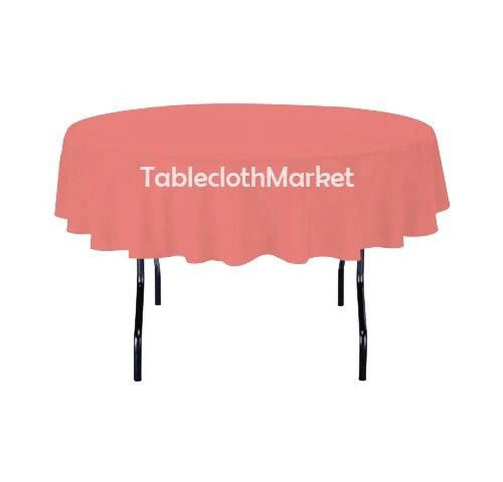 58" Inch round Polyester Tablecloth 24 COLOR Table Cover Wedding ...