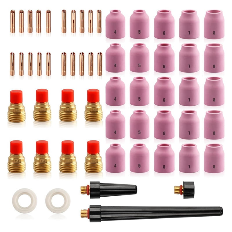 58 PCS TIG Welding Torch Kit 040Inch-1/8Inch Gas Lens Setup -9/20/25 ...