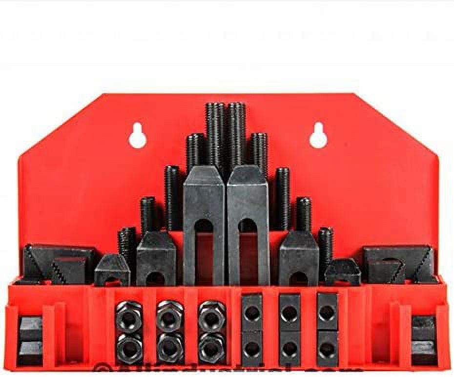 58 Pc Pro-Series 1/2 T-Slot Clamping Kit Mill Machinist Set 3/8-16 ...