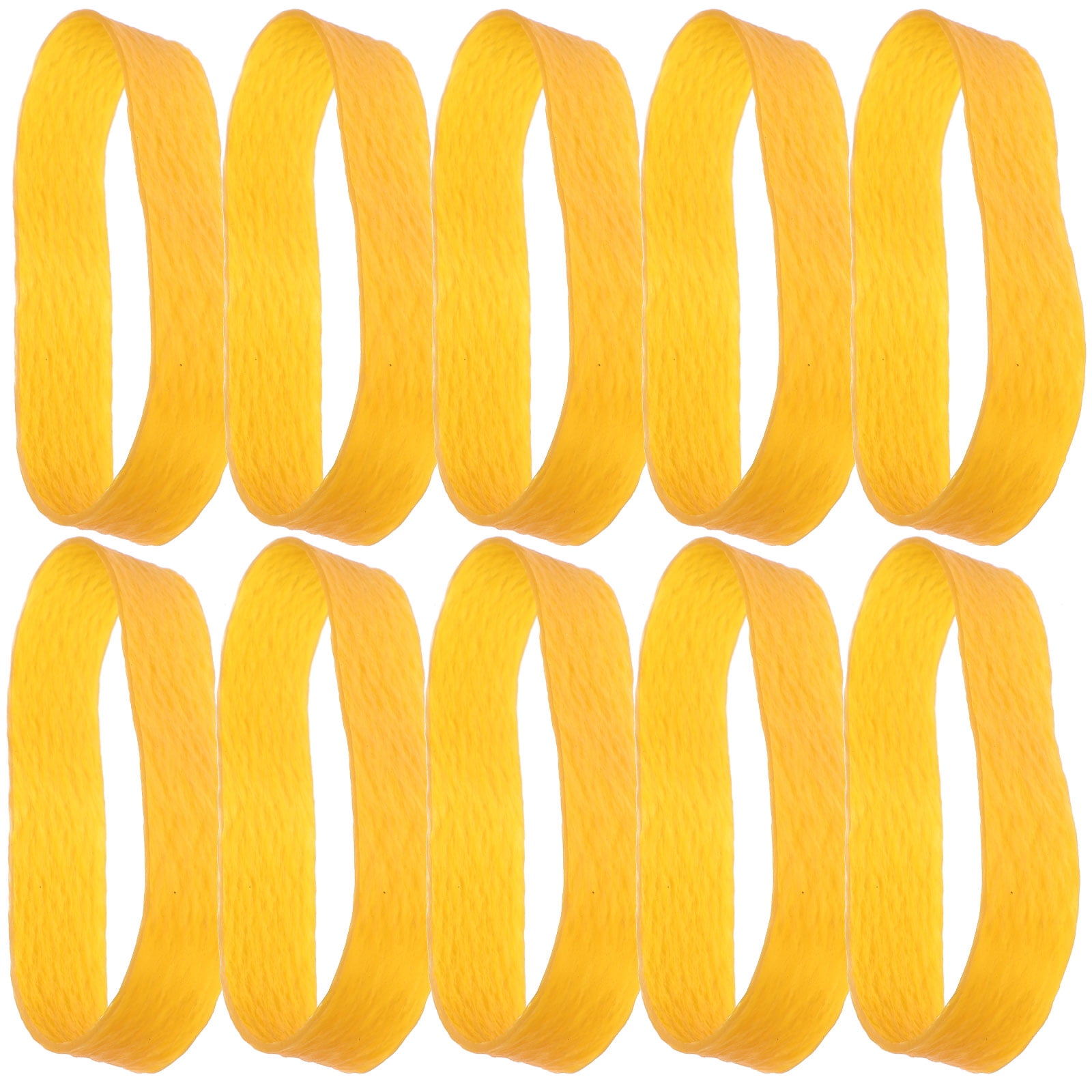 CIMAXIC 58pcs Practical Rubber Bands Yellow Rubber for Office Work ...