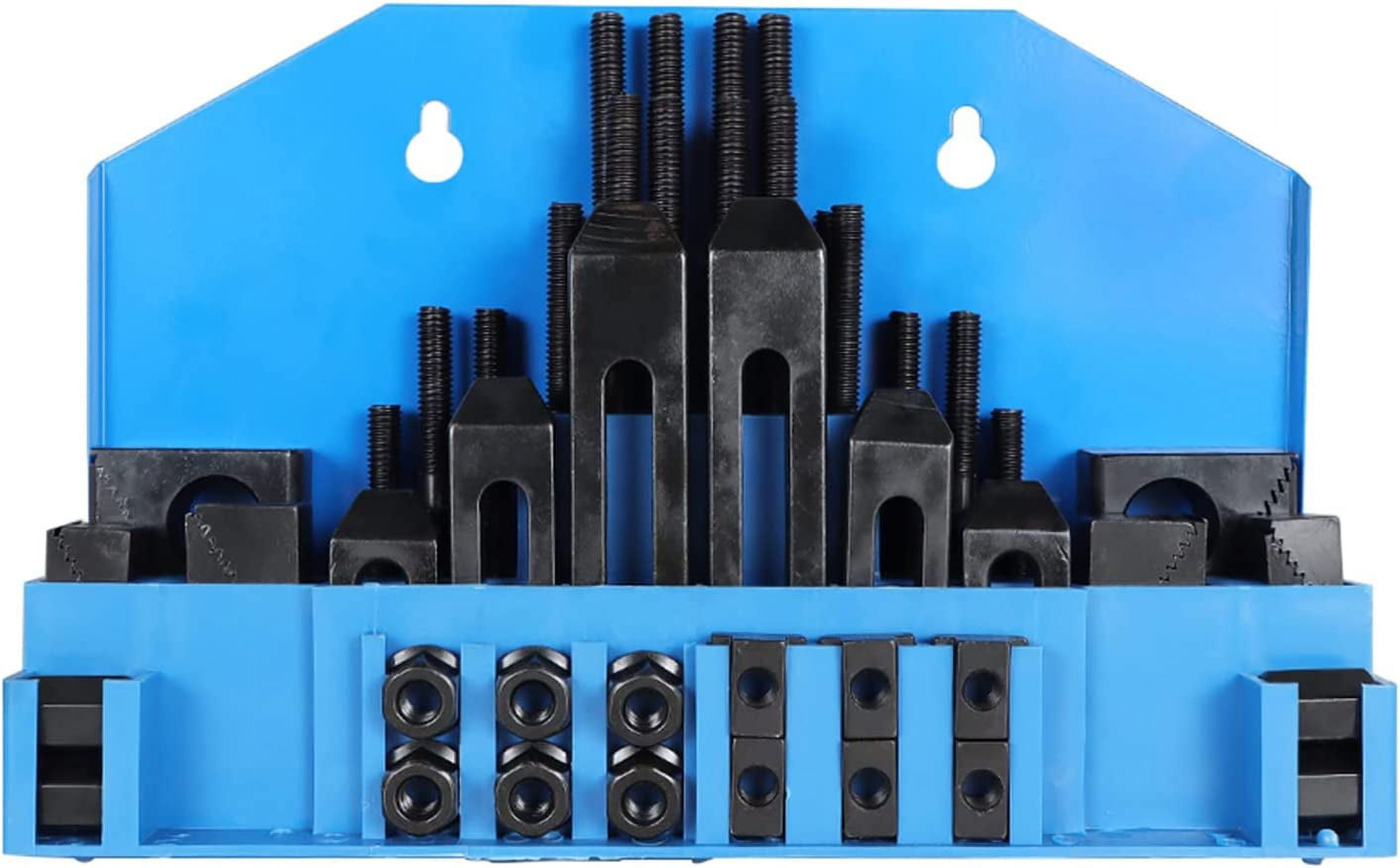 58 Pcs Pro-Series 1/2 Inch T-Slot Hold Down Clamp Clamping Kit ...