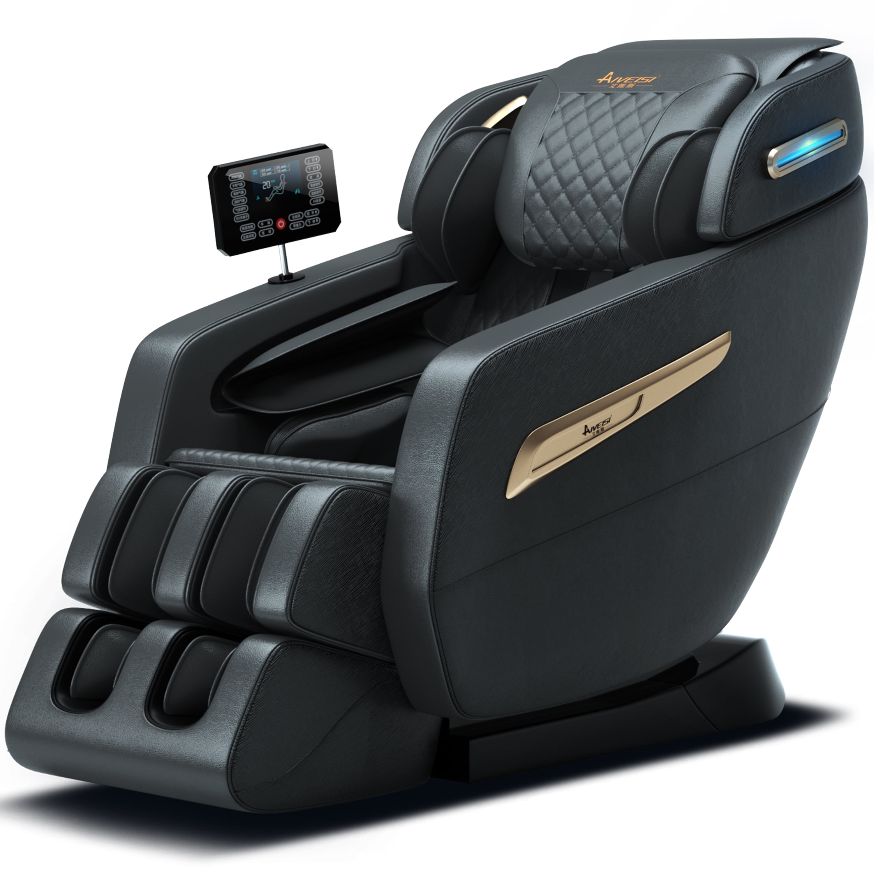 58" SL Track 4D Smart Massage Chair with AI Body Scanning, Zero Gravity ...