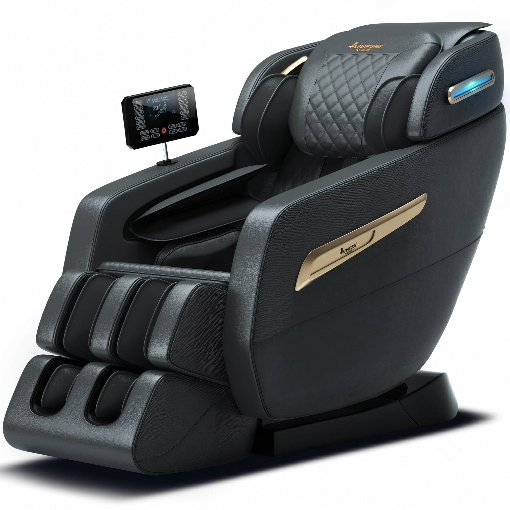 58" SL Track 4D Smart Massage Chair with AI Body Scanning, Zero Gravity ...