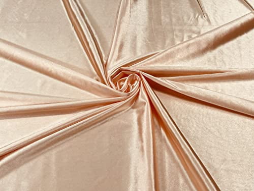 58" Wide Deluxe Shiny Heavy Weight Polyester Stretch Spandex Fabric ...