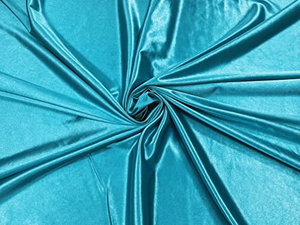 58" Wide Deluxe Shiny Heavy Weight Polyester Stretch Spandex Fabric ...