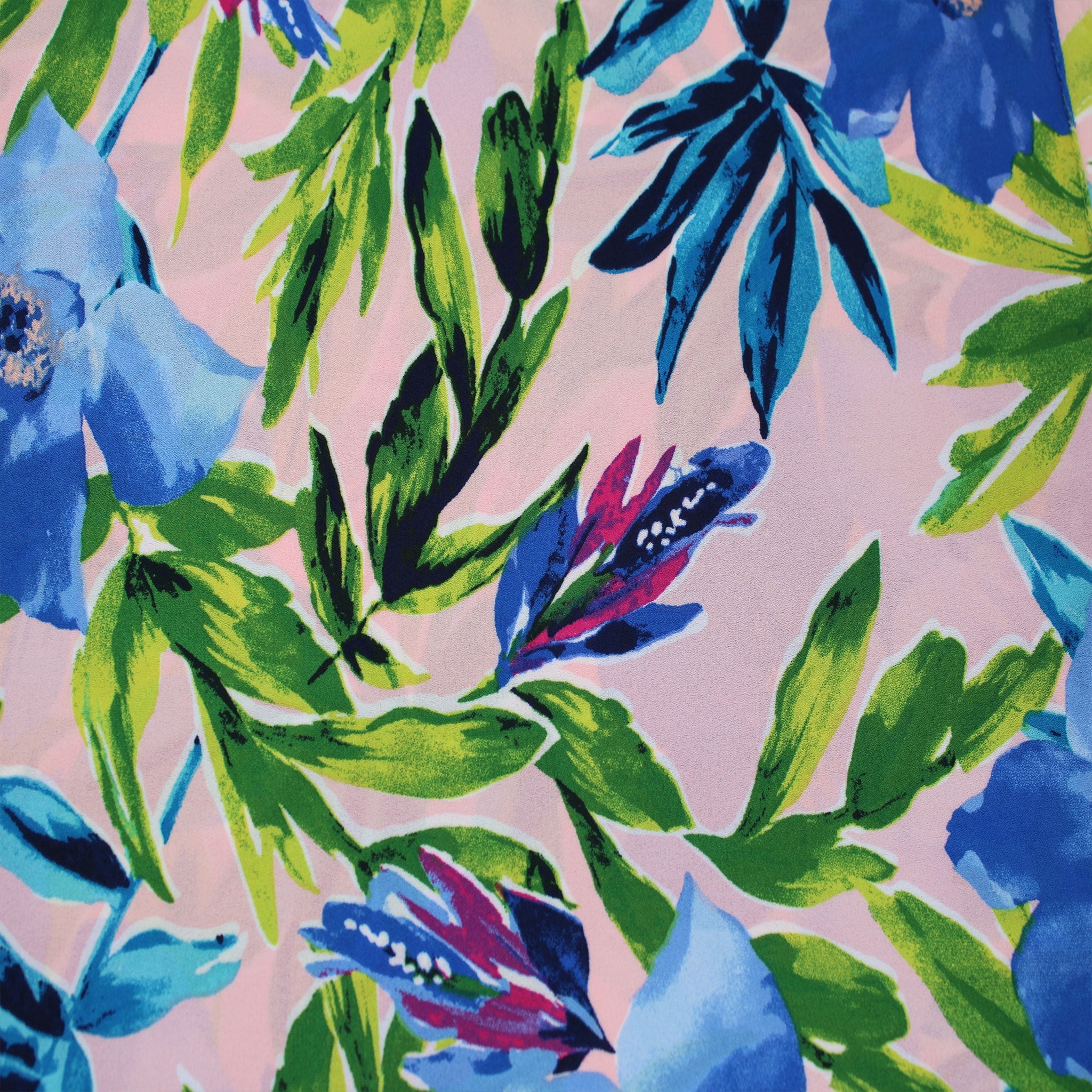 58" Wide Printed 100% Polyester Wool Dobby Hi Multi Chiffon Fabric by ...