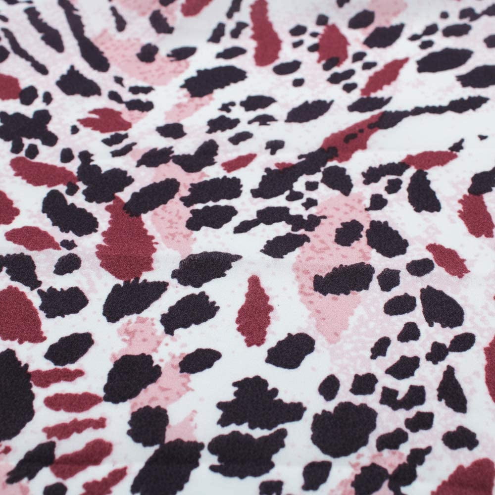 58" Wide Printed 100% Polyester Wool Dobby Hi Multi Chiffon Fabric by ...