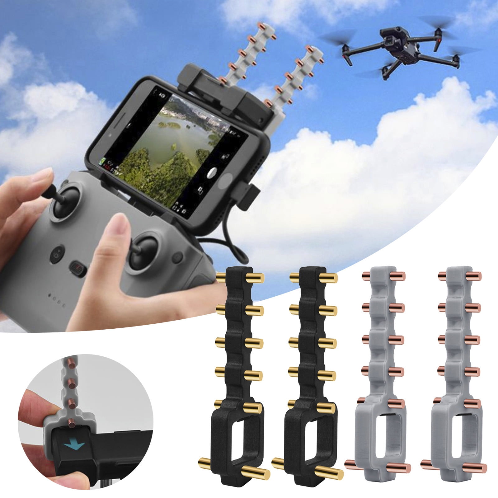 58 Yagi Antenna Signal Booster Range Extender for RC Controllers and ...